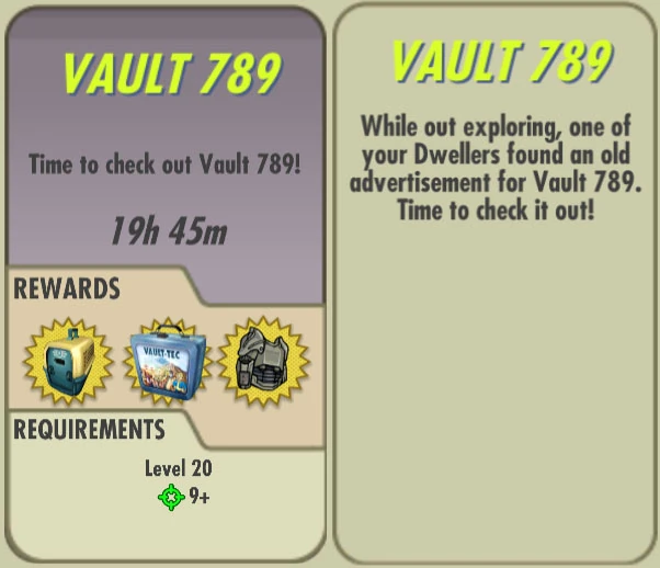 Vault 789 (quest) | Fallout Wiki | FANDOM powered by Wikia