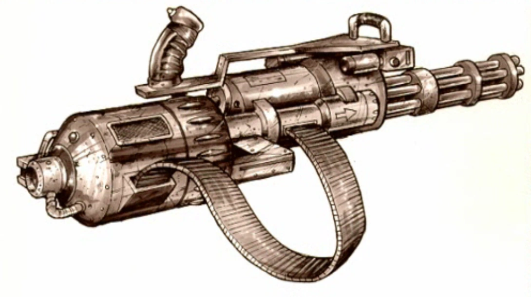 Minigun (Fallout: Brotherhood of Steel) | Fallout Wiki | Fandom