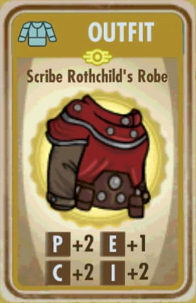 Scribe Rothchild's robe | Fallout Wiki | Fandom