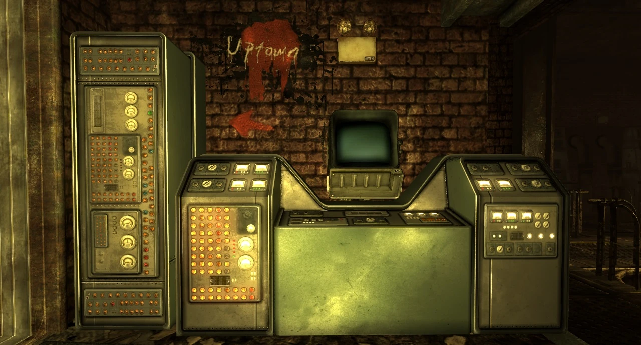 Image - The Pit Underground, Uptown floodlight control.jpg | Fallout ...