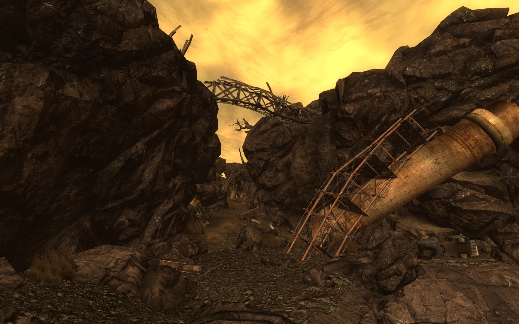 Pass to canyon wreckage | Fallout Wiki | Fandom