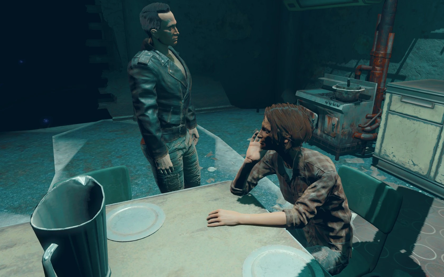 Image - Kellogg and his wife.jpg | Fallout Wiki | FANDOM powered by Wikia