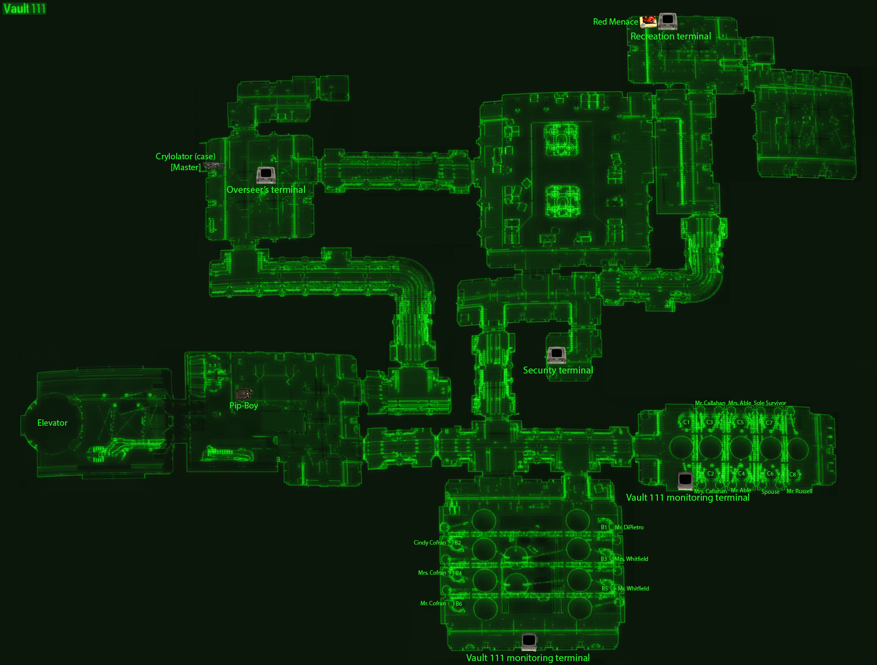 Image - Vault 111 local map.png | Fallout Wiki | FANDOM powered by Wikia Image - Vault 111 local map.png | Fallout Wiki | FANDOM powered by Wikia