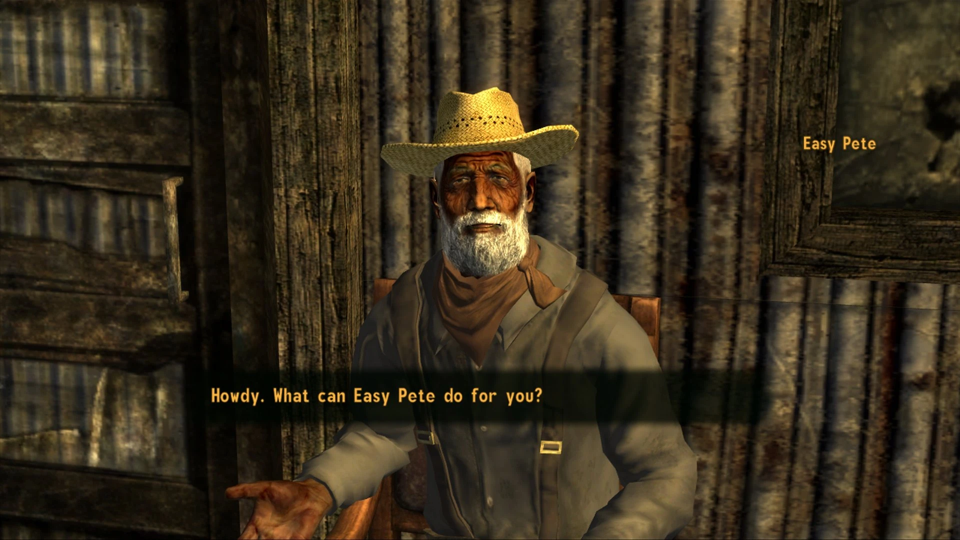 Image - FNV prelease screenshot Easy Pete.jpg | Fallout Wiki | FANDOM ...
