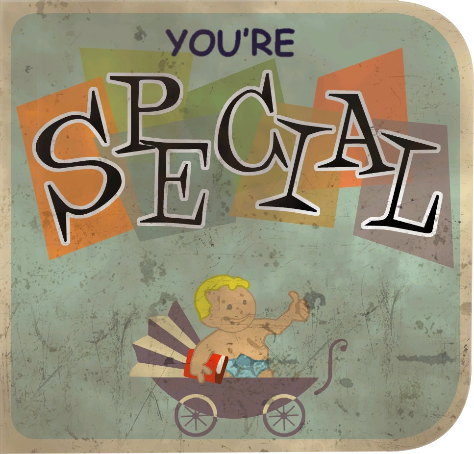 Image - Fallout4 You're SPECIAL!.png | Fallout Wiki | FANDOM powered by ...