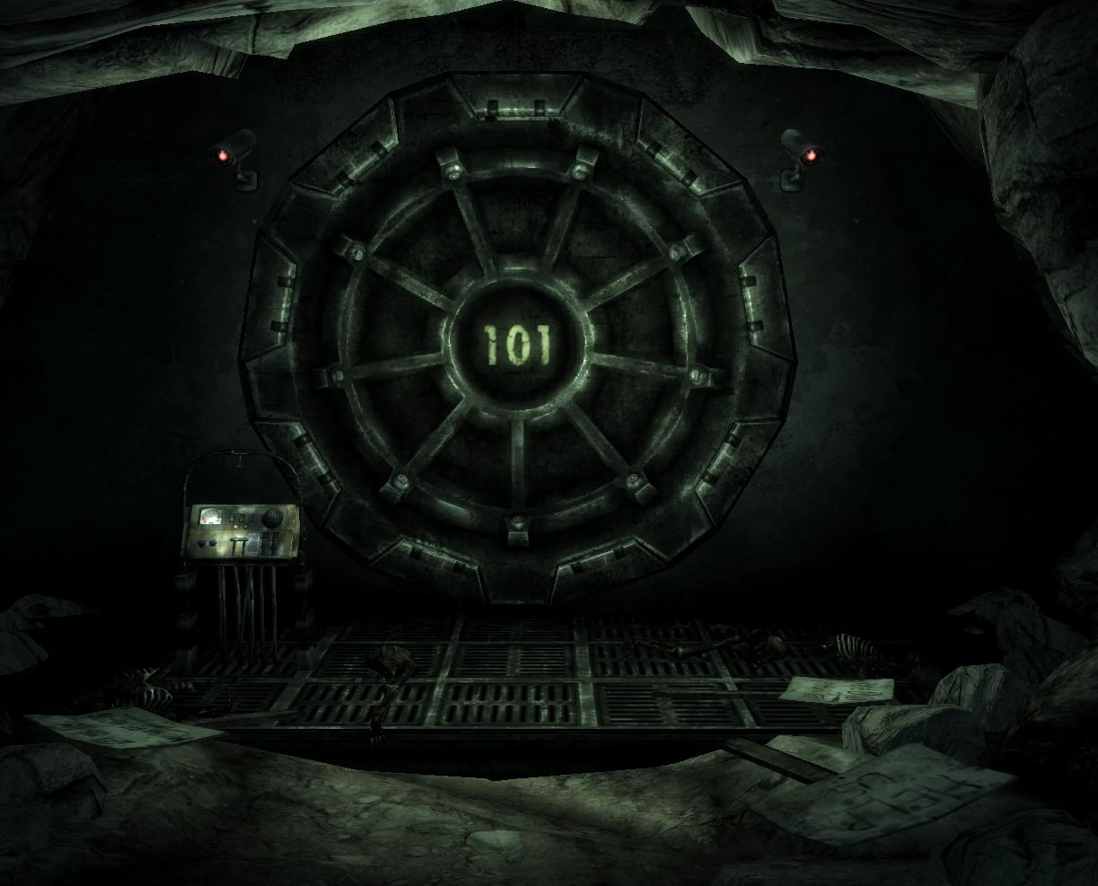 Imagen - Vault 101door.jpg | El Refugio | FANDOM powered by Wikia
