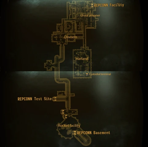 Image - REPCONN test site basement map.png | Fallout Wiki | FANDOM ...