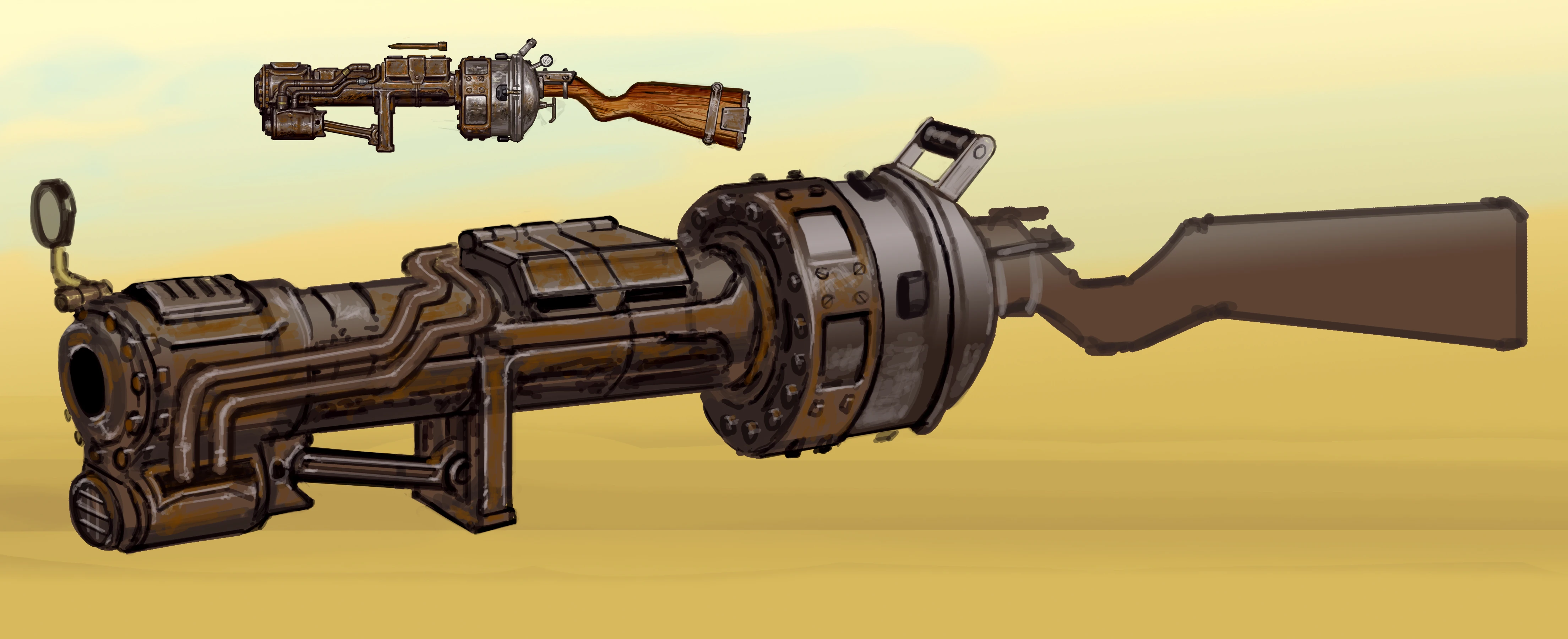 Rifle Ferroviário - Fallout Wiki, a wiki do Fallout - Tudo sobre o ...