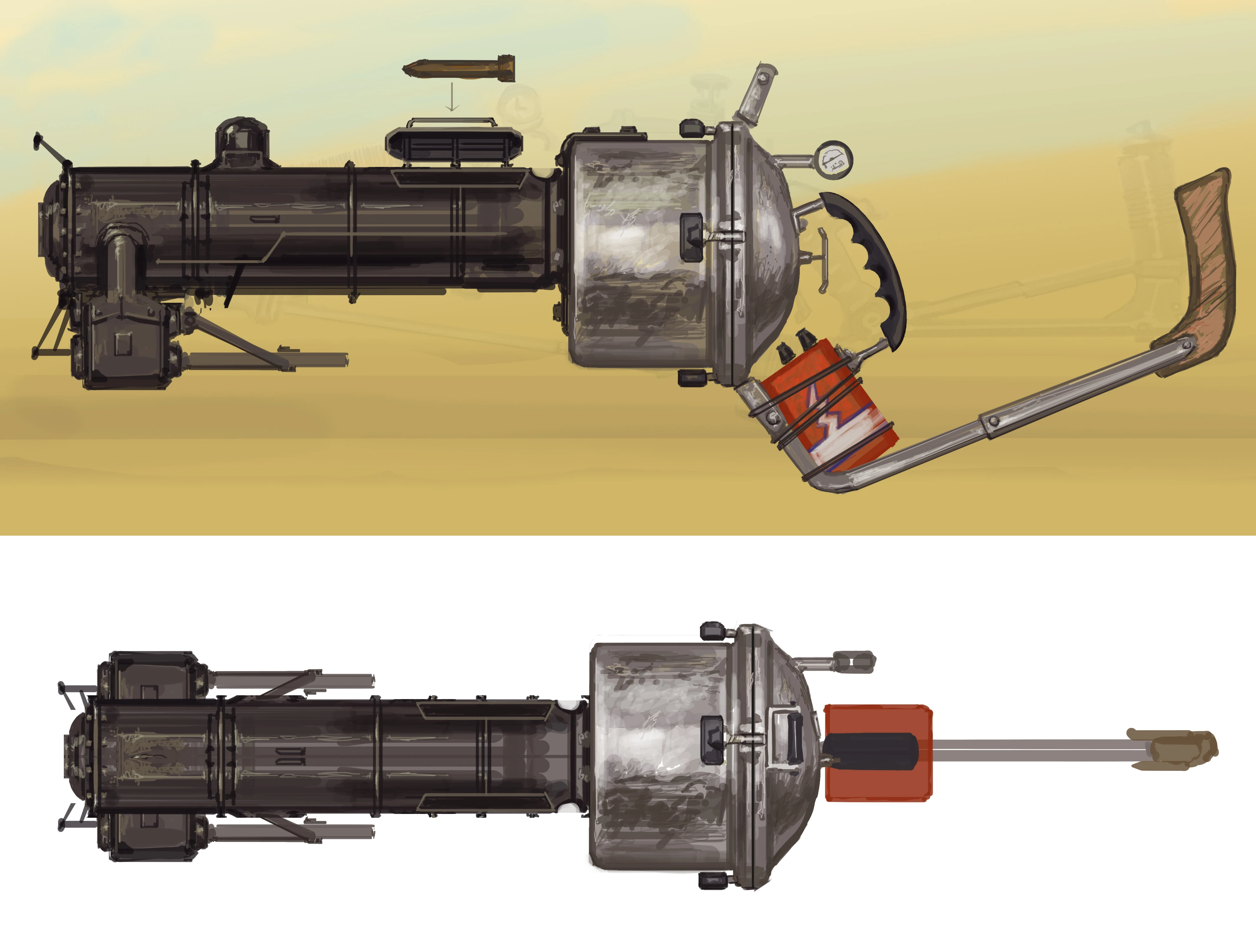 Rifle Ferroviário - Fallout Wiki, a wiki do Fallout - Tudo sobre o ...