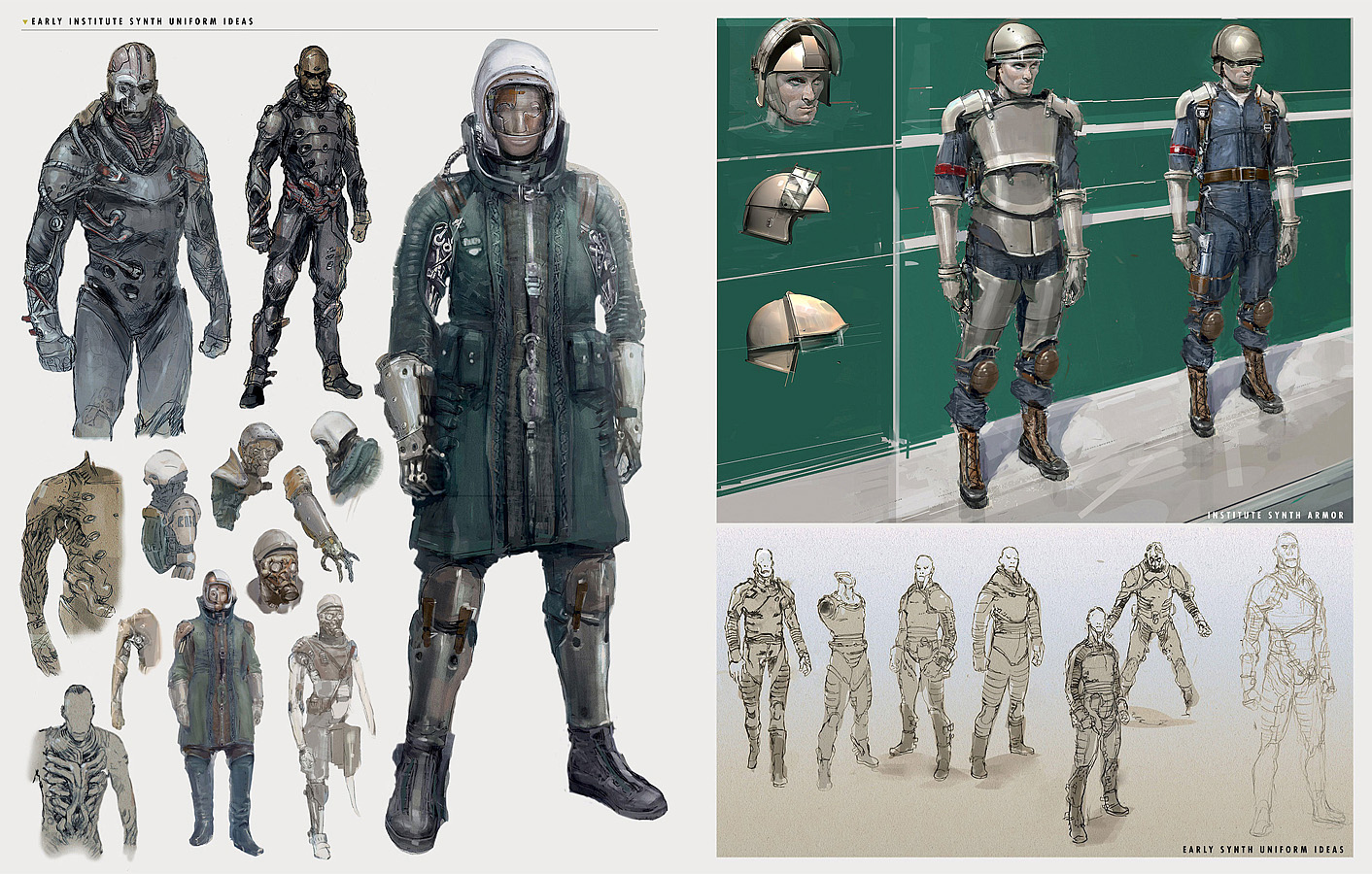 Image Fo4 Synth Armor Concept Art Fallout Wiki Fandom Powered By Wikia