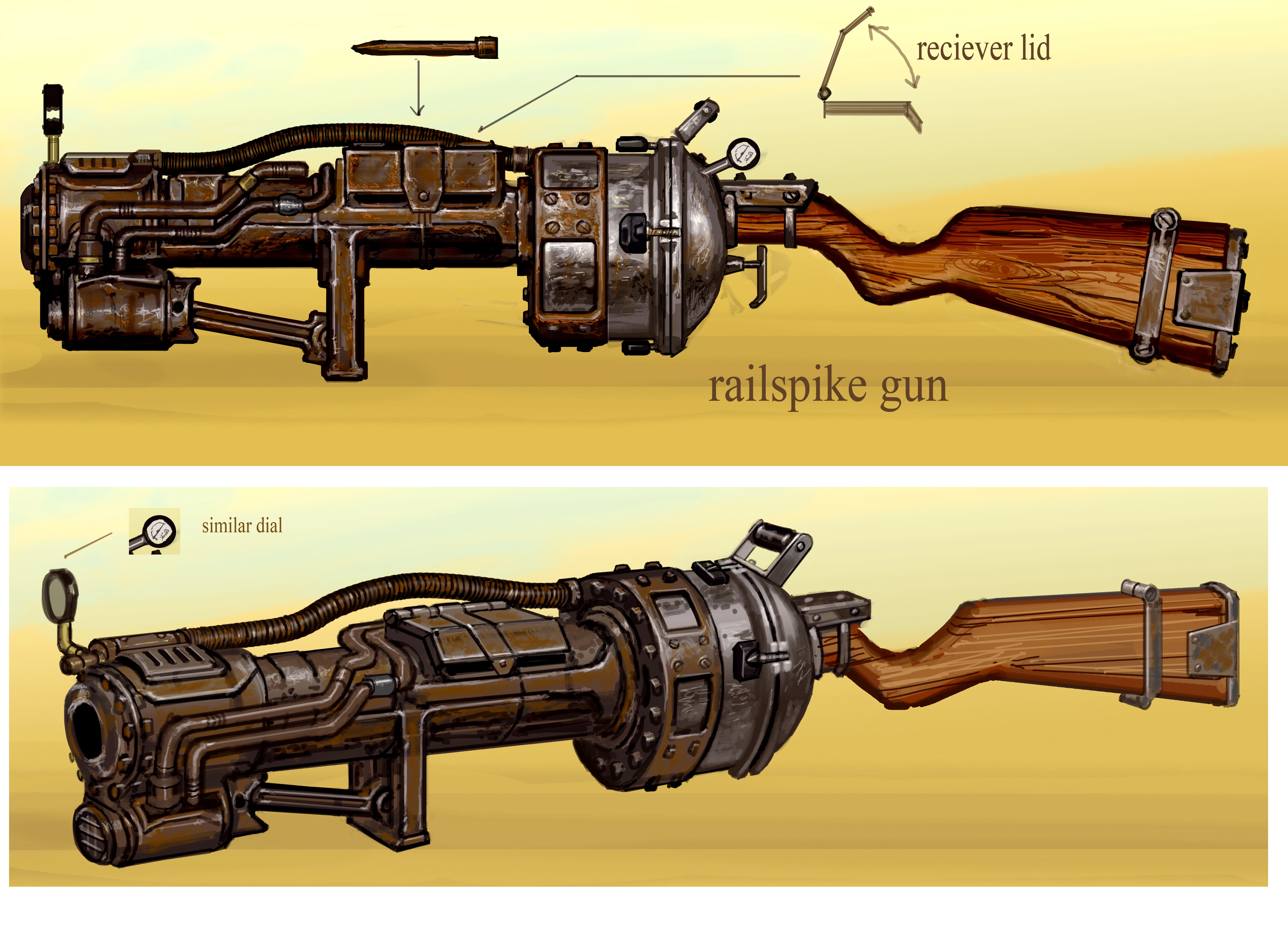 Rifle Ferroviário - Fallout Wiki, a wiki do Fallout - Tudo sobre o ...