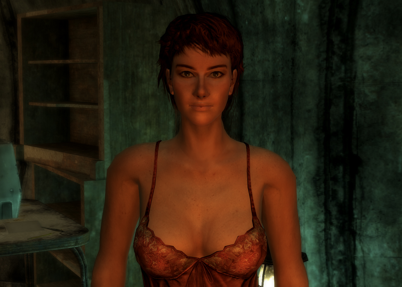 Image Red Lucy In Sexy Sleepwear Fallout Wiki Fandom Powered By Wikia