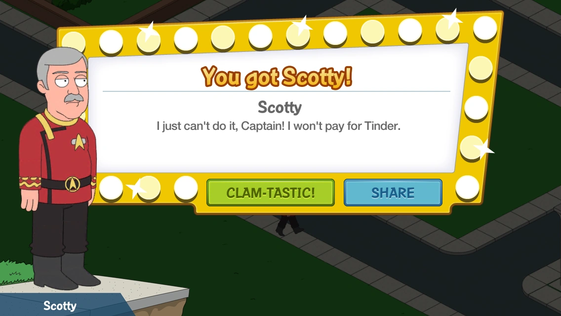 Scotty | Family Guy: The Quest for Stuff Wiki | Fandom