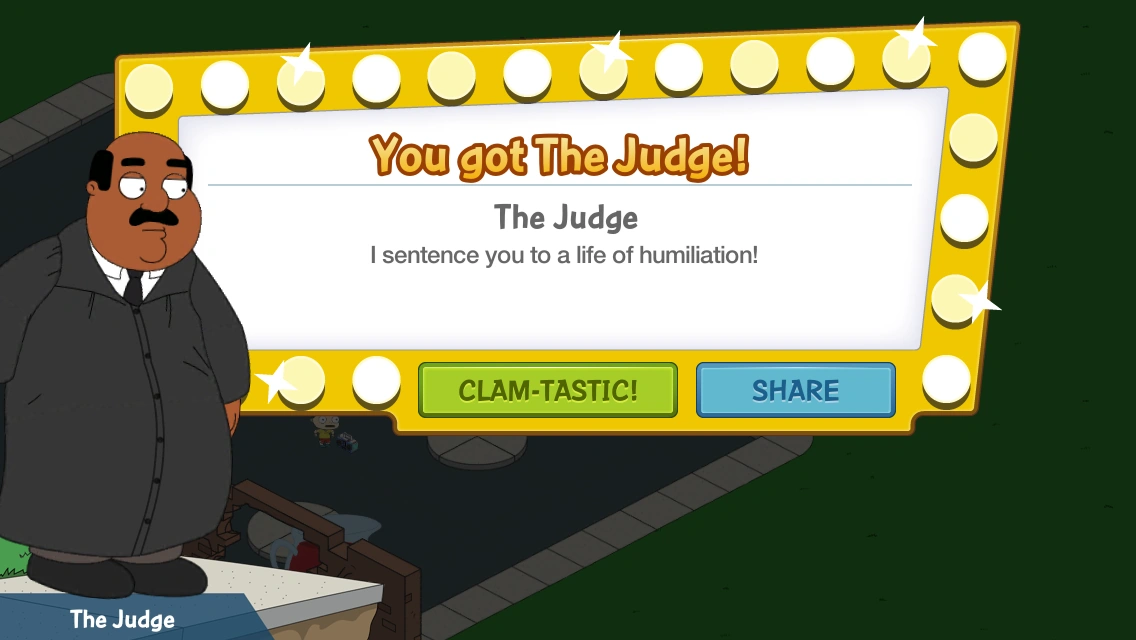 The Judge | Family Guy: The Quest for Stuff Wiki | Fandom