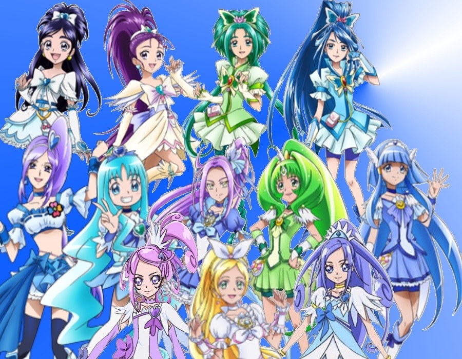 Image All The Blue Cures Fandom Of Pretty Cure Wiki Fandom