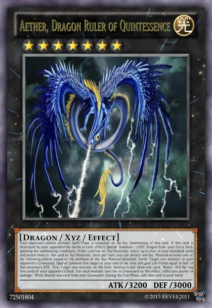 Aether, Dragon Ruler of Quintessence | Fanfiction Yugioh Wiki | FANDOM ...