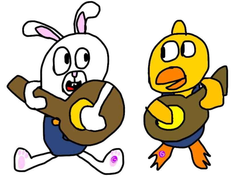 Banjo playin' Bunny & Duck | Fanmade Gemmys Wiki | Fandom