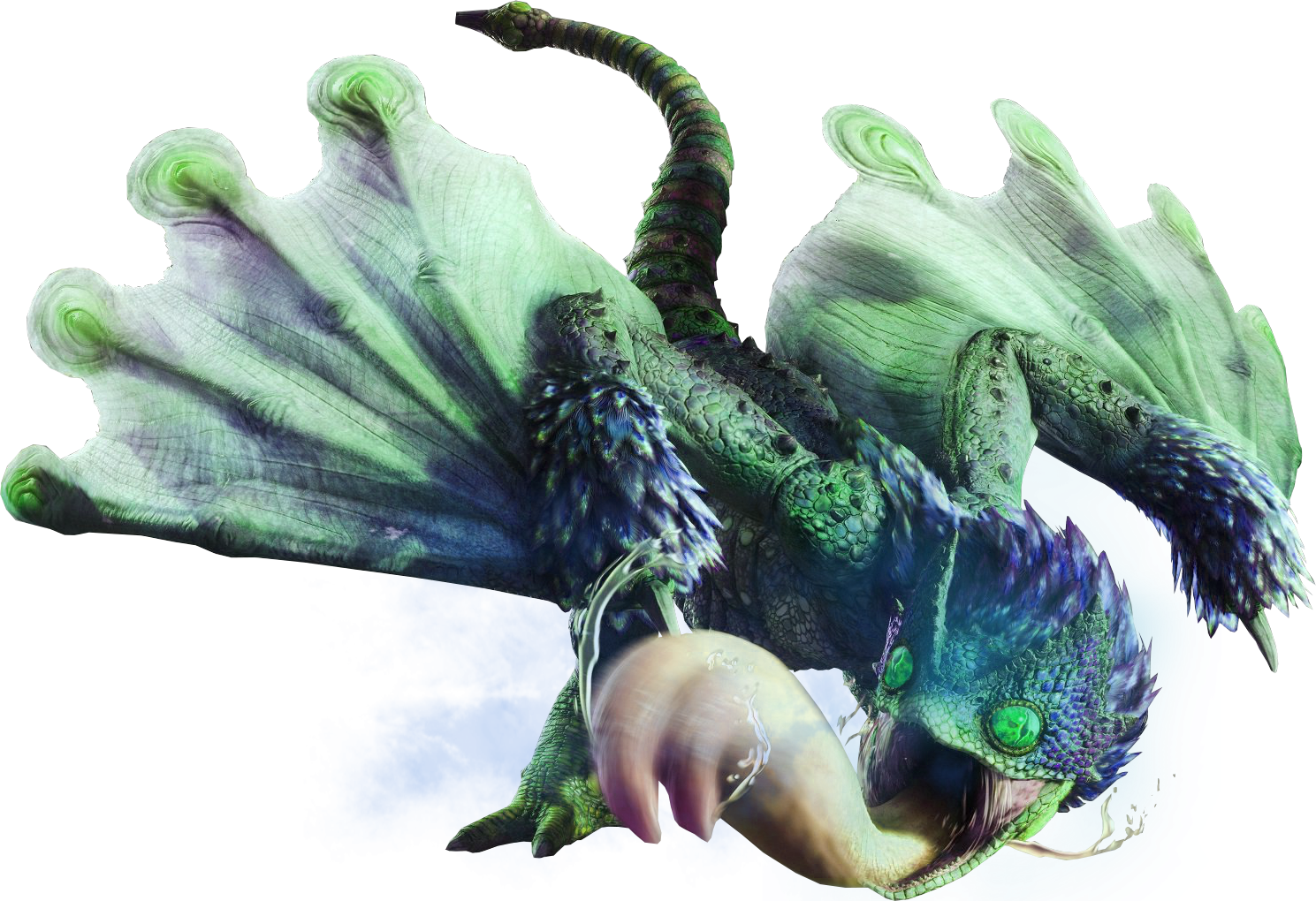 Emerald Pukei-Pukei | FanonMonsterHunter Wikia | Fandom