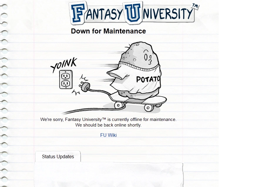 Fantasy University Chronicle of Knowledge Updates | Fantasy University ...