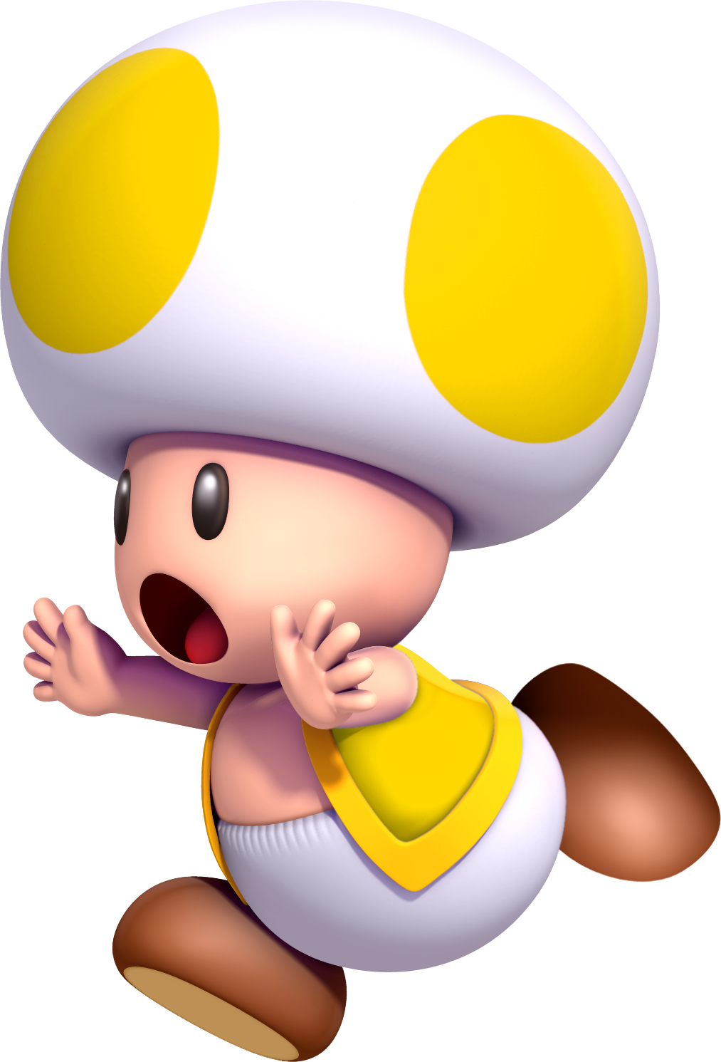 Image - Yellow Toad Running SMWU.png | Fantendo - Nintendo Fanon Wiki ...
