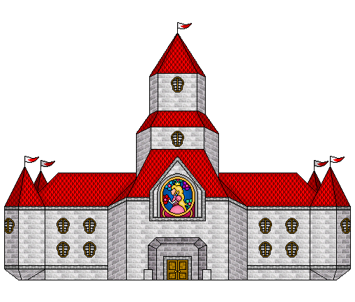 Image - Peach's castle 2D (SM64) Update.png | Fantendo - Nintendo Fanon ...