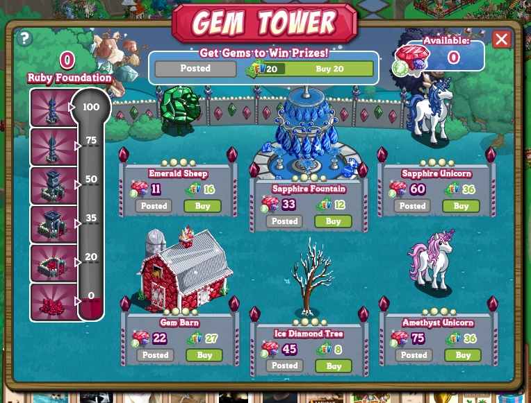 Gem Tower | FarmVille Wiki | Fandom