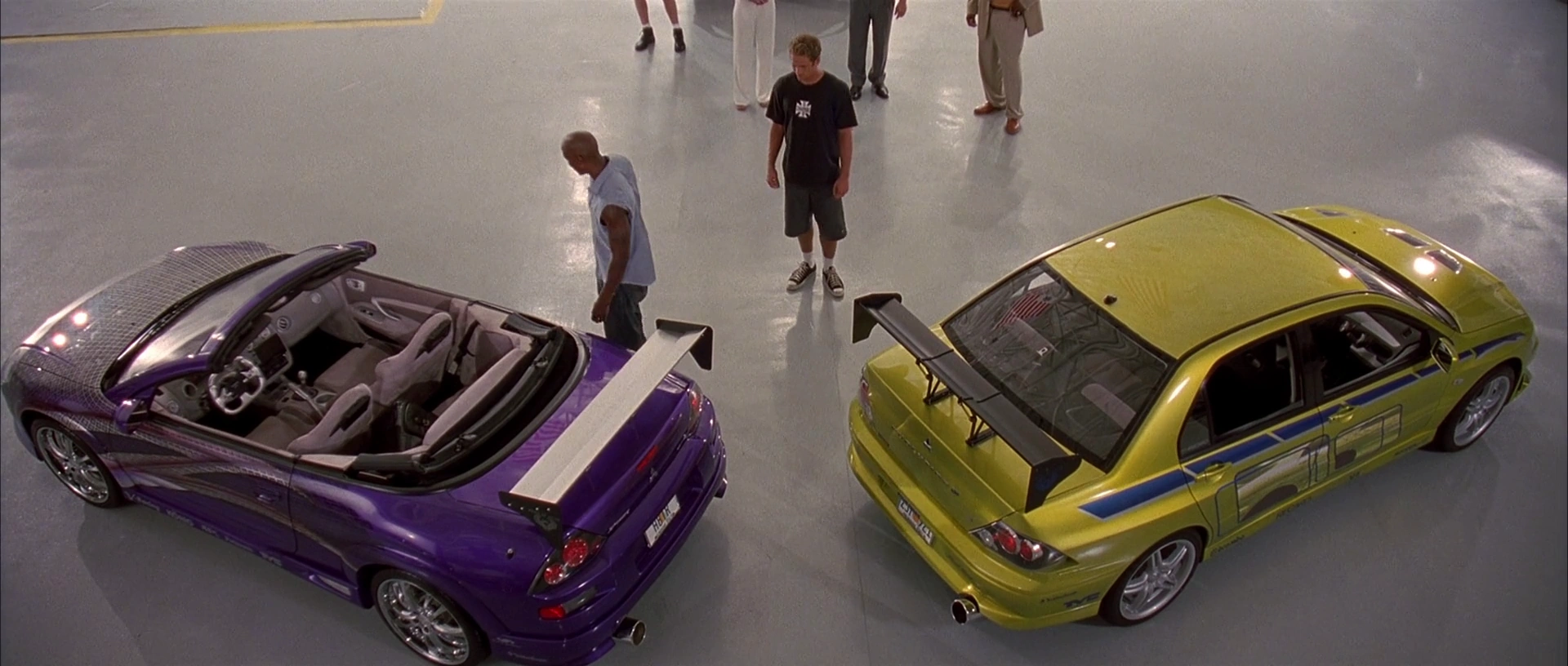 Image - Roman admires the Eclipse Spyder GTS.png | The Fast and the ...