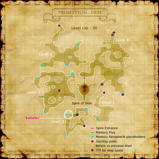 Promyvion - Dem/Maps | FFXIclopedia | Fandom