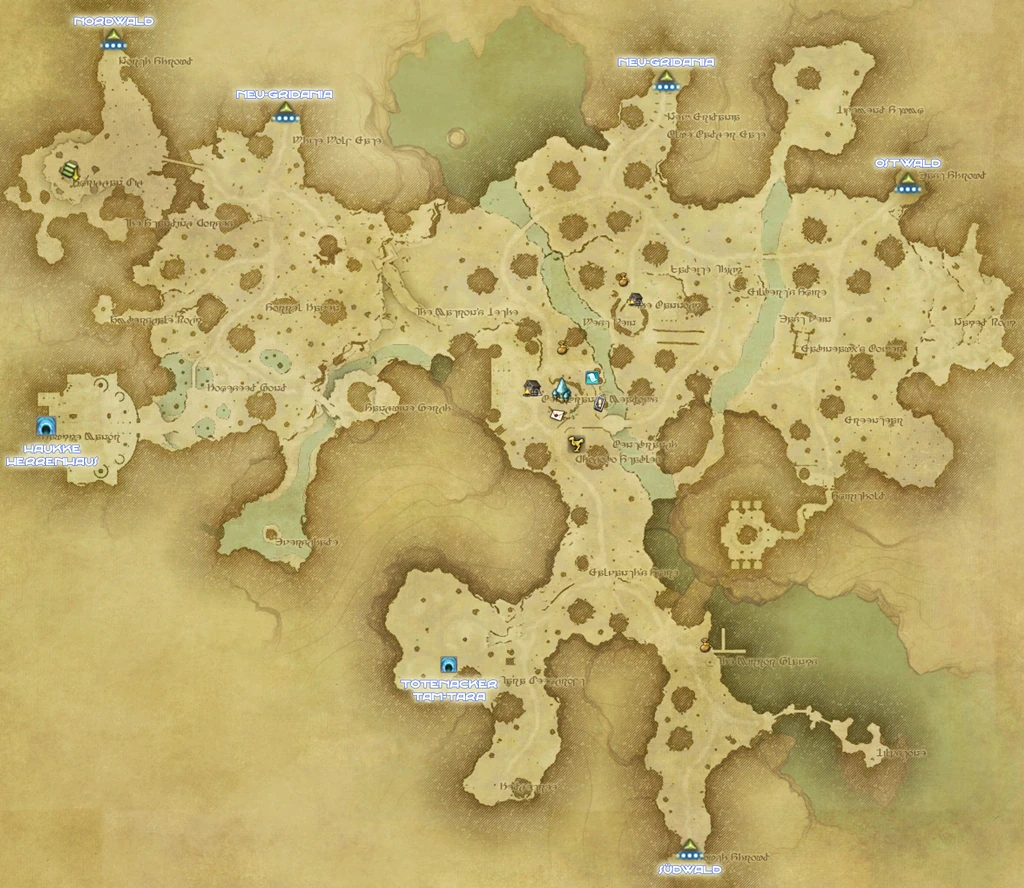 Tiefer Wald/Maps | FFXIV - A Realm Reborn Wiki | Fandom