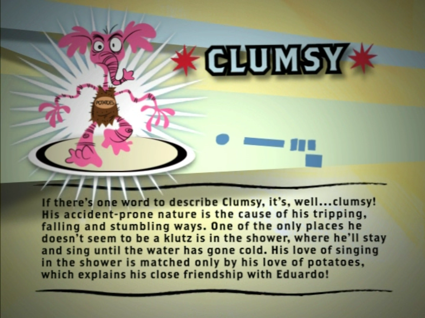 Clumsy | Imagination Companions, A Foster's Home for Imaginary Friends ...