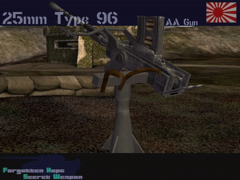 Type 96 25 mm AA gun | Forgotten Hope Secret Weapon Wiki | Fandom