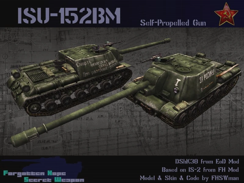 ISU-152BM | Forgotten Hope Secret Weapon Wiki | Fandom