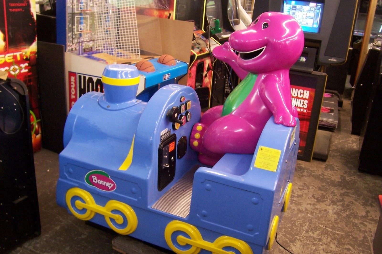 Image - Barney coin-op ride.jpg | Fictional Family Entertainment ...