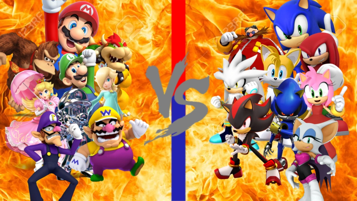 Team Mario vs Team Sonic | Fictional Fighters Wiki | Fandom