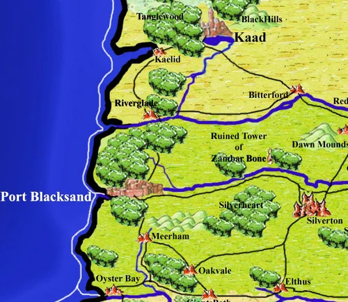 Map of Allansia (Dave Holt) | Titannica | Fandom