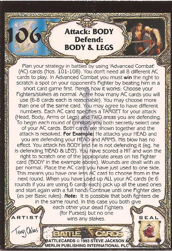Attack: Body; Defend: Body & Legs (BattleCard) | Titannica | Fandom