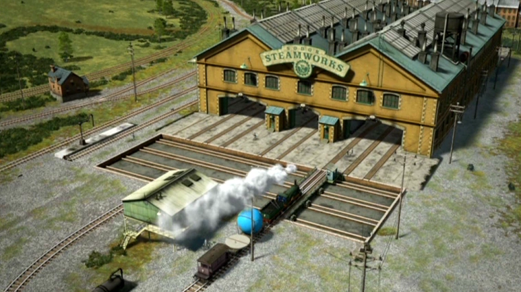 Sodor Steamworks | Films, TV Shows and Wildlife Wiki | FANDOM powered ...