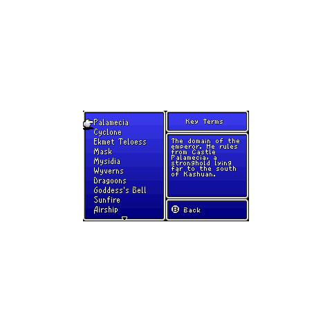 Menu (Final Fantasy II) | Final Fantasy Wiki | Fandom