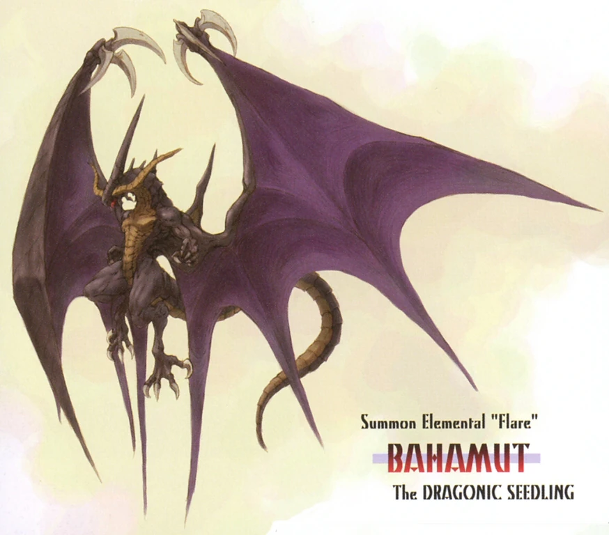 Image - Bahamut FFIX Art 1.jpg | Final Fantasy Wiki | FANDOM powered by ...