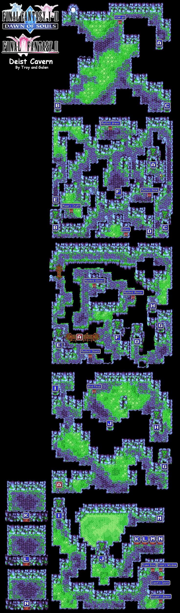 Image - FFII Deist Cavern Map.png | Final Fantasy Wiki | FANDOM powered ...