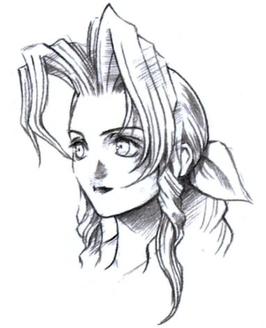Image - Aerith Portrait Sketch.jpg | Final Fantasy Wiki | FANDOM ...
