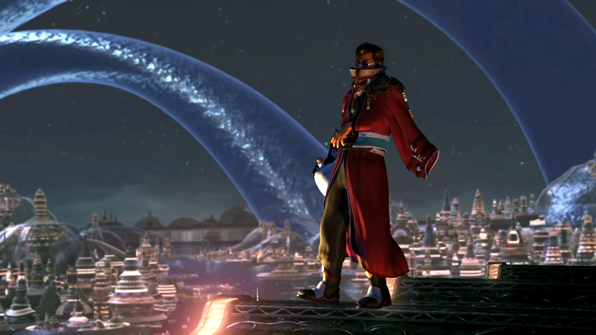 Image - FFX HD Auron Over Zanarkand.png | Final Fantasy Wiki | FANDOM ...