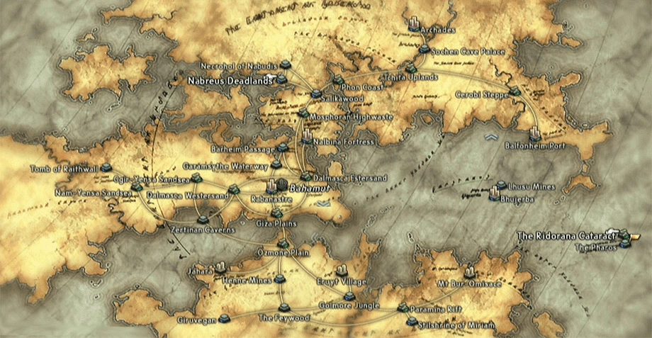 Image - FFXII Airship World Map.png | Final Fantasy Wiki | FANDOM ...