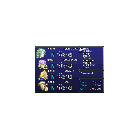 Menu (Final Fantasy VI) | Final Fantasy Wiki | FANDOM powered by Wikia