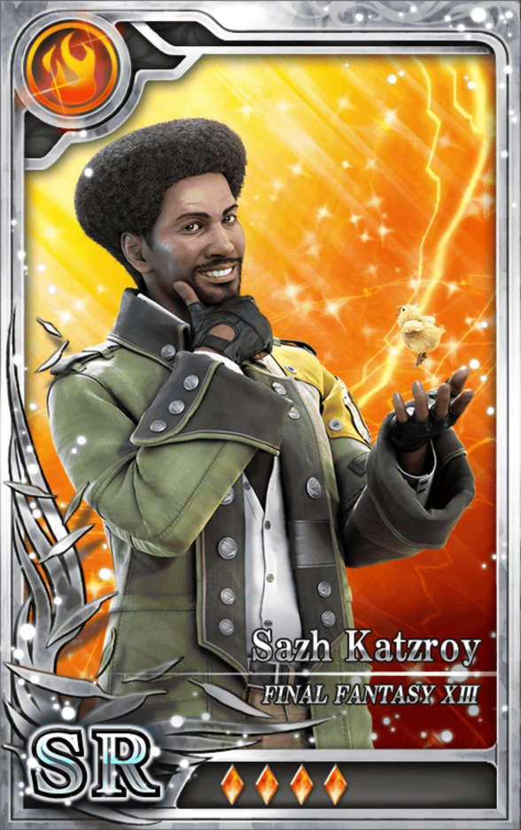 Image - FF13 Sazh Katzroy SR F Artniks.png | Final Fantasy Wiki ...