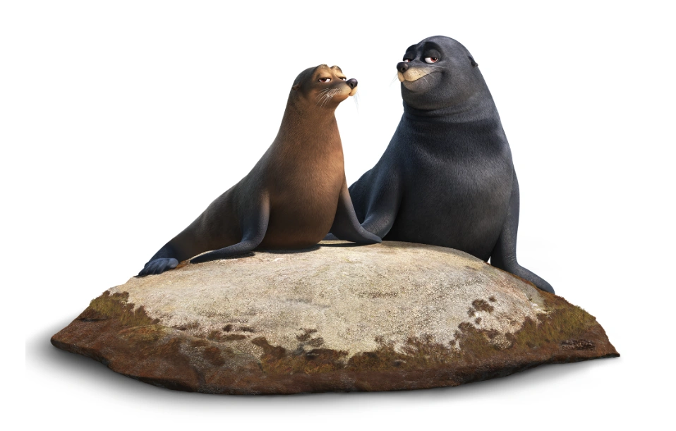 Fluke and Rudder | Finding Dory Wiki | Fandom