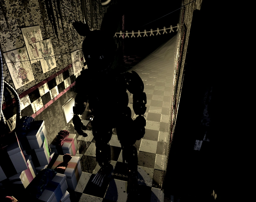 Imagen - SpringTrap En La CAM08 (Más Iluminada).png | Wiki Five Nights ...