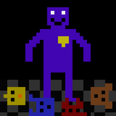 A random Purple Guy pixel art i made. | Fandom
