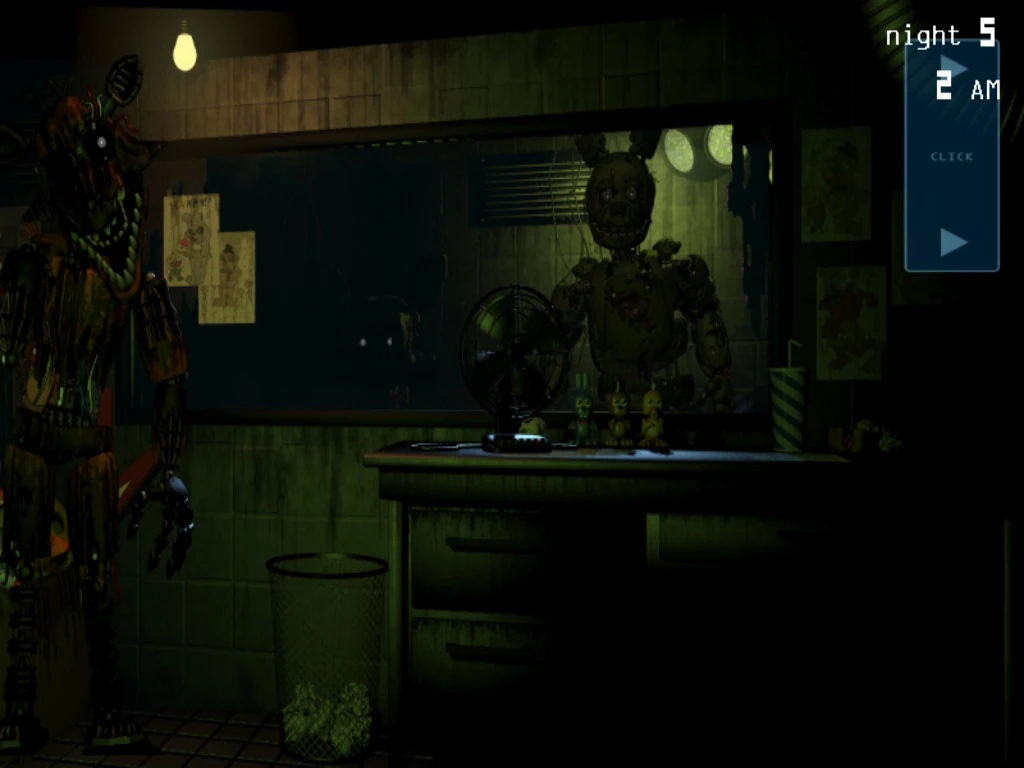 Изображение - Springtrap in the office with Phantom Foxy and Phantom ...