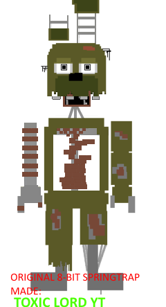 Изображение - Ignited springtrap 8-bit с текстом.png | Энциклопедия ...